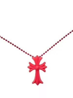 Chrome Hearts Cross-pendant Necklace - Red