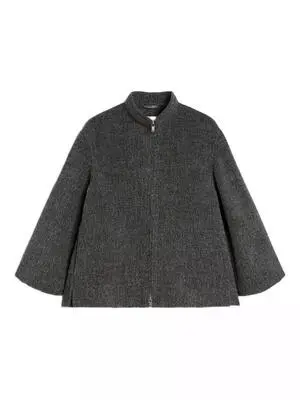 JIL SANDER Stand-up Collar Fleece Jacket