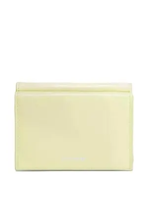 JIL SANDER Embossed Folded Mini Wallet - Yellow