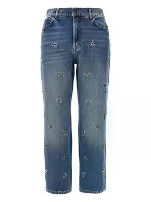 Max Mara Embellished Cropped Trousers