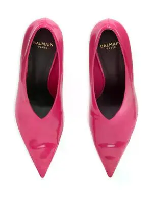 Balmain Wedge Pointed-toe Pumps - Pink