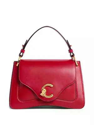 COCCINELLE Small Logo-plaque Shoulder Bag - Red