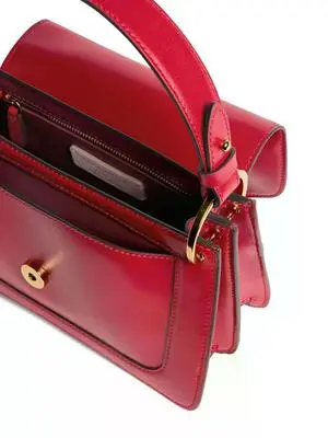 COCCINELLE Small Logo-plaque Shoulder Bag - Red