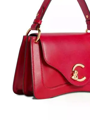 COCCINELLE Small Logo-plaque Shoulder Bag - Red