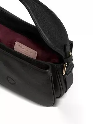 COCCINELLE Mavery Buckle-detail Shoulder Bag - Black