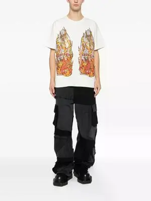 WHO DECIDES WAR Panelled Denim