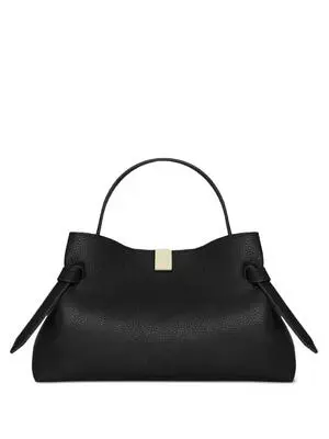 Yuzefi Embossed Logo Gyoza Bag - Black