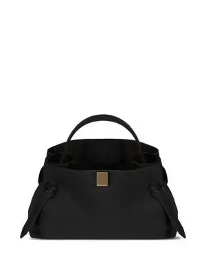 Yuzefi Embossed Logo Gyoza Bag - Black