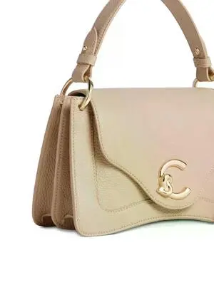 COCCINELLE Small C-me Logo Shoulder Bag - Neutrals