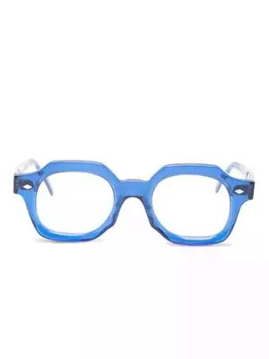 FAMILY AFFAIR Geometric Frame Eyeglasses - Blue