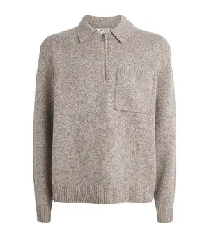 WAX LONDON Wool Alpha Polo Sweater
