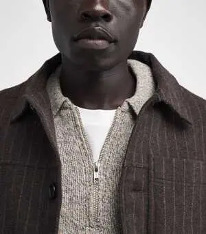 WAX LONDON Wool Alpha Polo Sweater