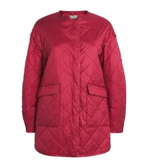 Women's Red Quilted Jackets