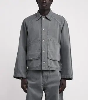 LE17SEPTEMBRE Garment-dyed Denim Jacket