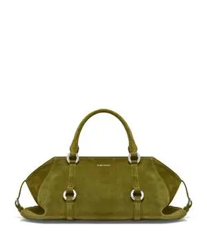 Alexander McQueen Suede Top-handle Bag - Green