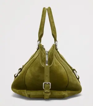 Alexander McQueen Suede Top-handle Bag - Green