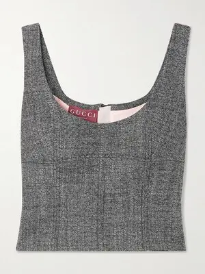 Gucci Wool-tweed Top