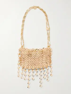 Rabanne Crystal-embellished Chainmail Shoulder Bag
