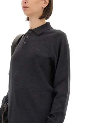 MAISON MARGIELA Wool Polo - Grey