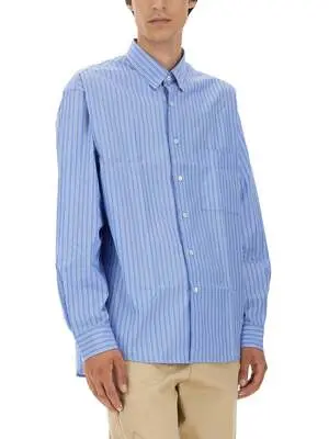 LANVIN Oversize Fit Shirt - Blue