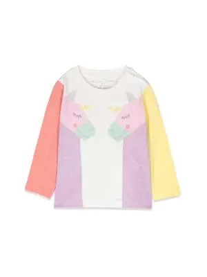 Stella McCartney T-shirt With Unicorn Print - Multicolour