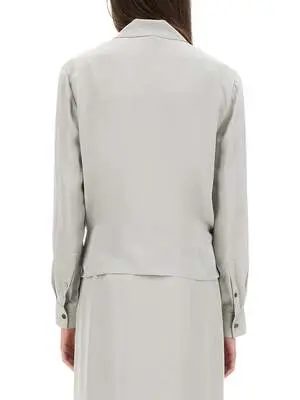 Theory Silk Shirt - Grey