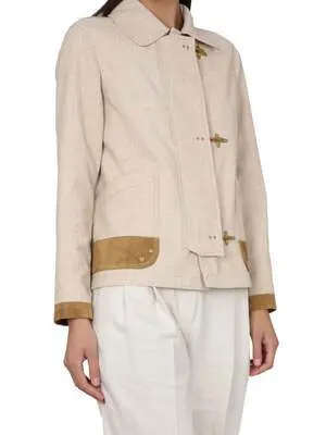 FAY Three Hook Jacket - Beige