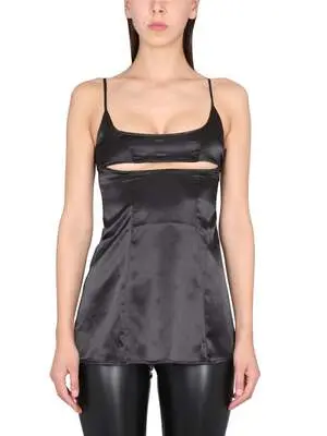 NOT AFTER TEN Cut Out Top - Black