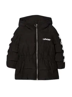 Off-White Piumino Con Zip Diag