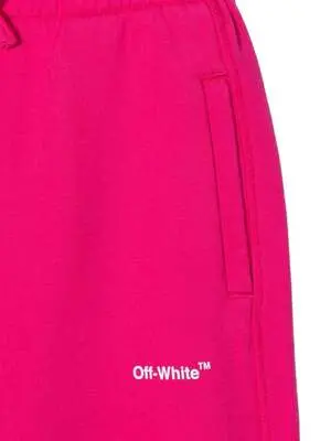 Off-White Rubber Arrow Sweatpants - Fuchsia