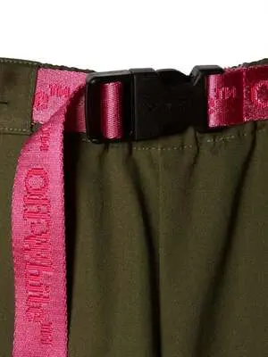 Off-White Cotton Cargo Pant - Multicolour