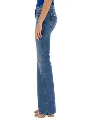 Off-White Flare Jeans - Blue