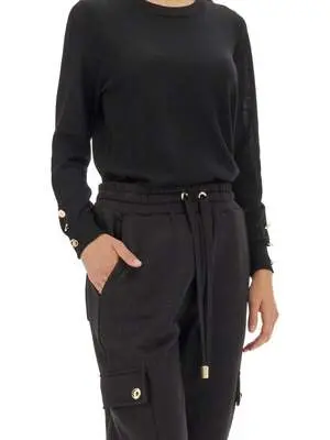 Michael Kors Wool Jersey Top