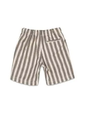 IL GUFO Striped Bermuda Shorts - Multicolour