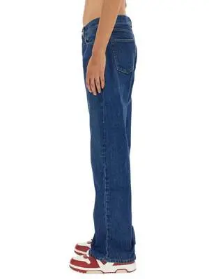 Off-White Skate Fit Jeans - Denim