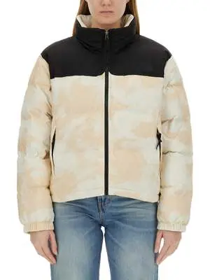 The North Face Down Jacket With Logo - Multicolour