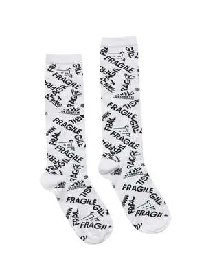 MAISON MARGIELA Printed Socks - White