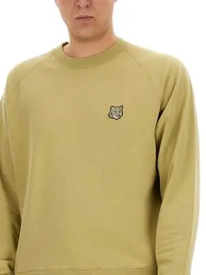Maison Kitsuné Oversize Sweatshirt - Beige