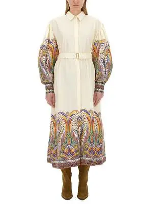 Etro Chemisier Dress - Ivory