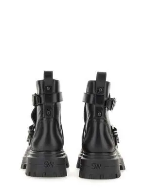 STUART WEITZMAN Maverick Bedford Motorcycle Boots