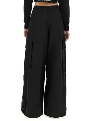 Palm Angels Relaxed Fit Cargo Pants - Black