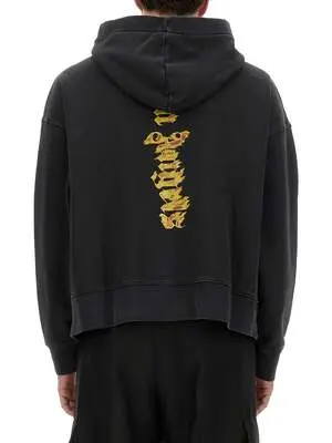 Palm Angels Hooded Sweatshirt - Black