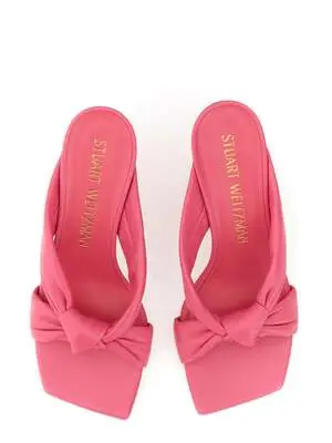 STUART WEITZMAN Sandal With Bow Detailing - Fuchsia