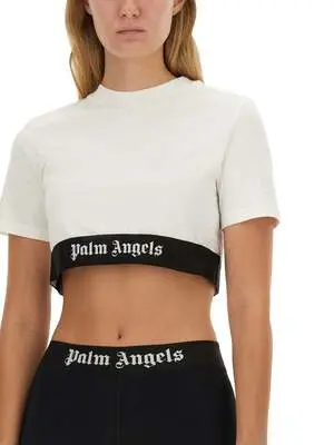 Palm Angels T-shirt With Logo - White