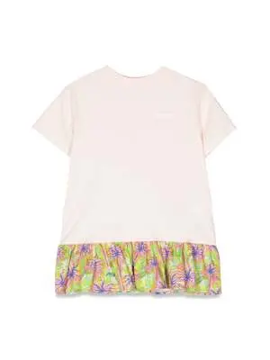 Palm Angels Ruffled Tee Dress