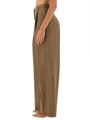Dries Van Noten Check Patterned Pants