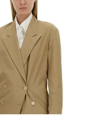 Dries Van Noten Double-breasted Shirt - Beige