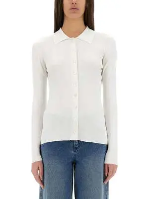 Michael Kors Ribbed Cardigan - White