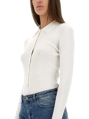 Michael Kors Ribbed Cardigan - White