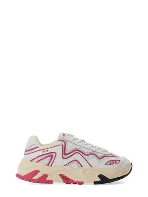 MSGM Vortex Sneaker With Vibram Sole - White